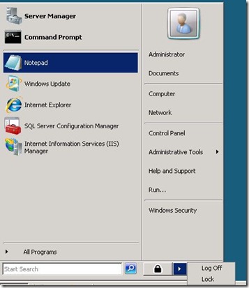 Disabling the Shut Down button on Windows Server 2008